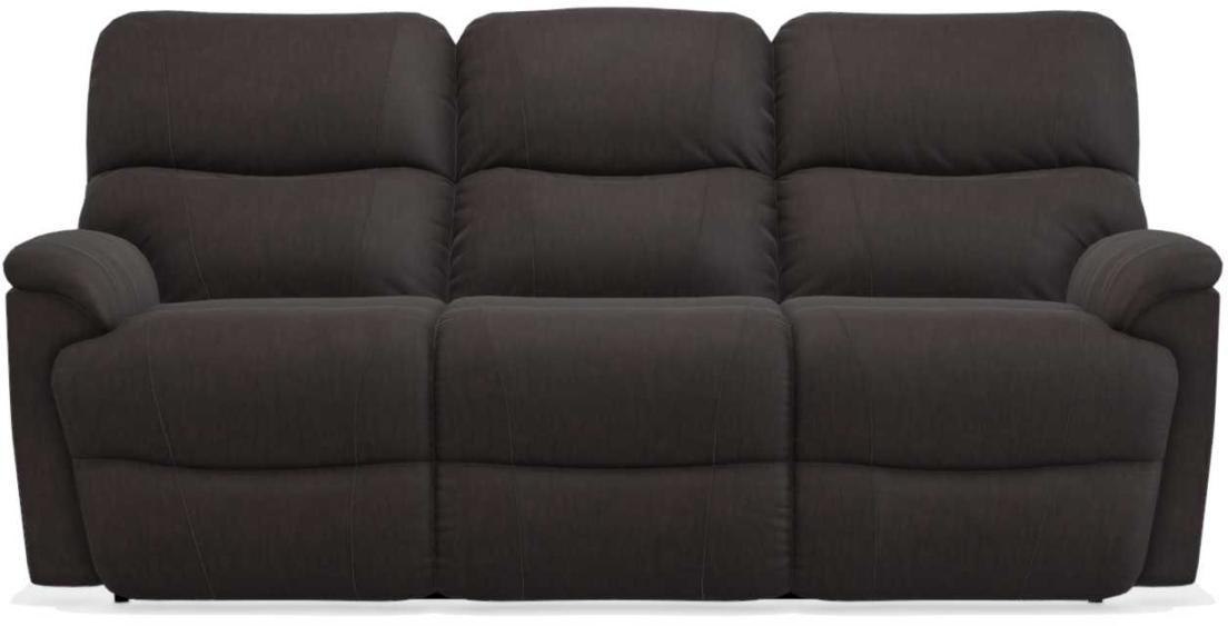 La-Z-Boy Trouper Walnut Power Reclining Sofa w/ Headrest | Dow ...