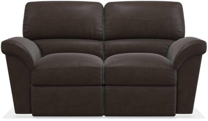 La-Z-Boy Reese La-Z Time Dark Brown Full Reclining Loveseat | Dow ...